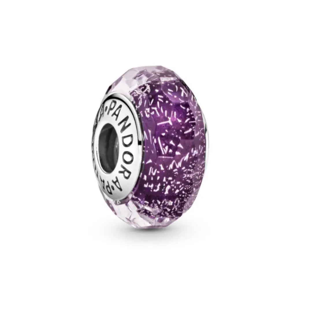 Pandora Faceted Dark Purple Murano Glass Charm - Danson Jewelers